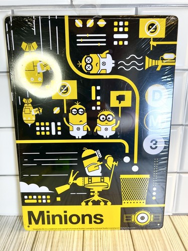 Minions Despicable Me room door Tin Metal Sign NEW Illumination Wall ...