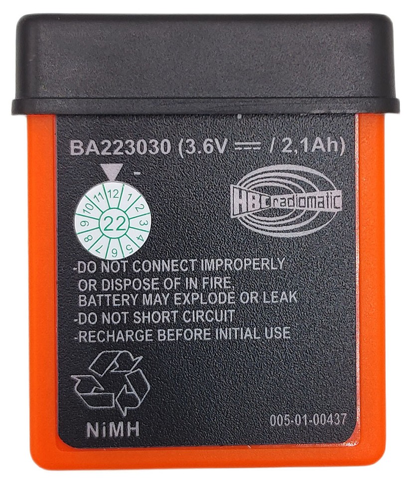 3.6V BA223030 Battery 2100mAh For HBC BA223000 FUB6 Radiomatic battery ...