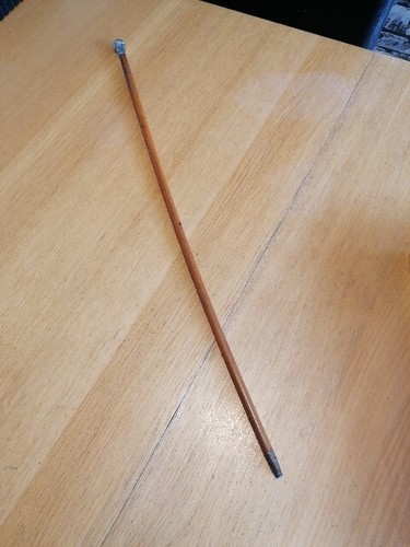 Antique Victorian Military Swagger Stick With Silver Top London 1891 | eBay