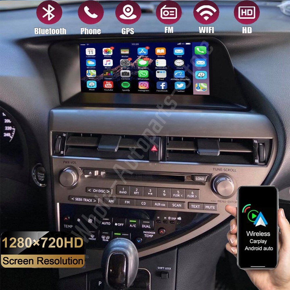 2+32G Android 13 For 2010-15 Lexus RX350 RX450 Car Stereo Radio Carplay ...