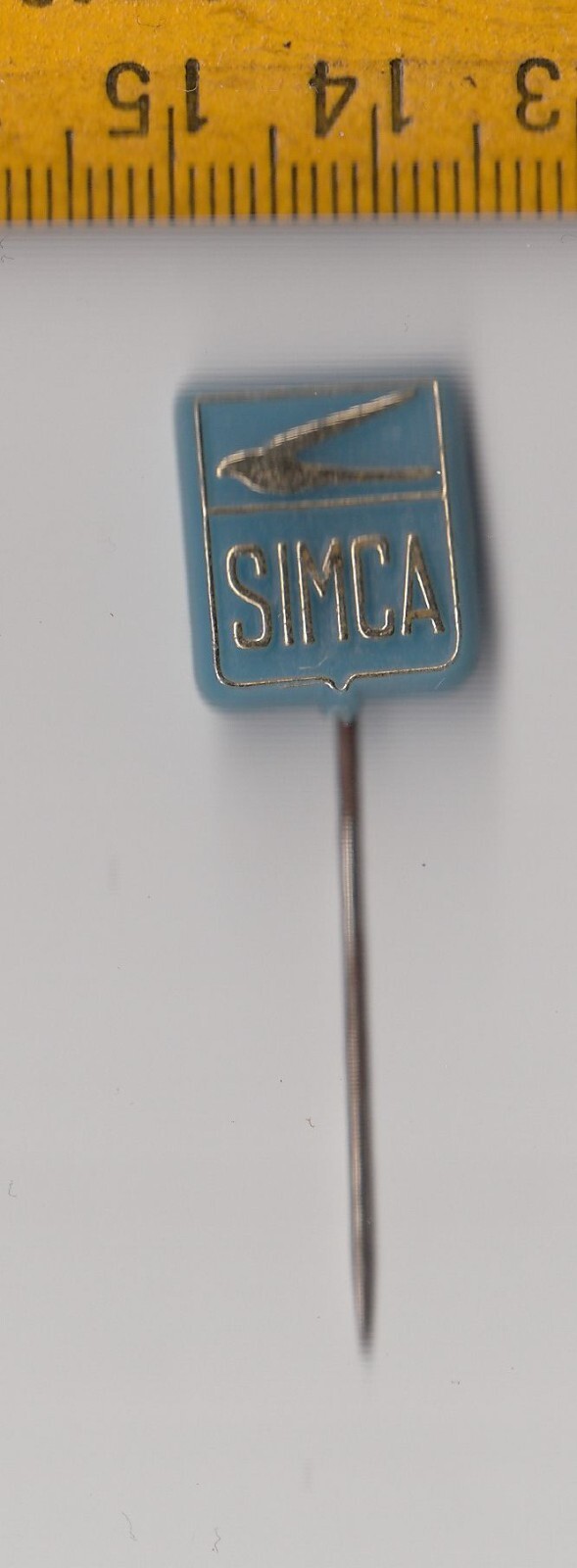 Vintage SIMCA Logo pin badges 1960s Auto Aronde enamel 1300 1500 1301 ...