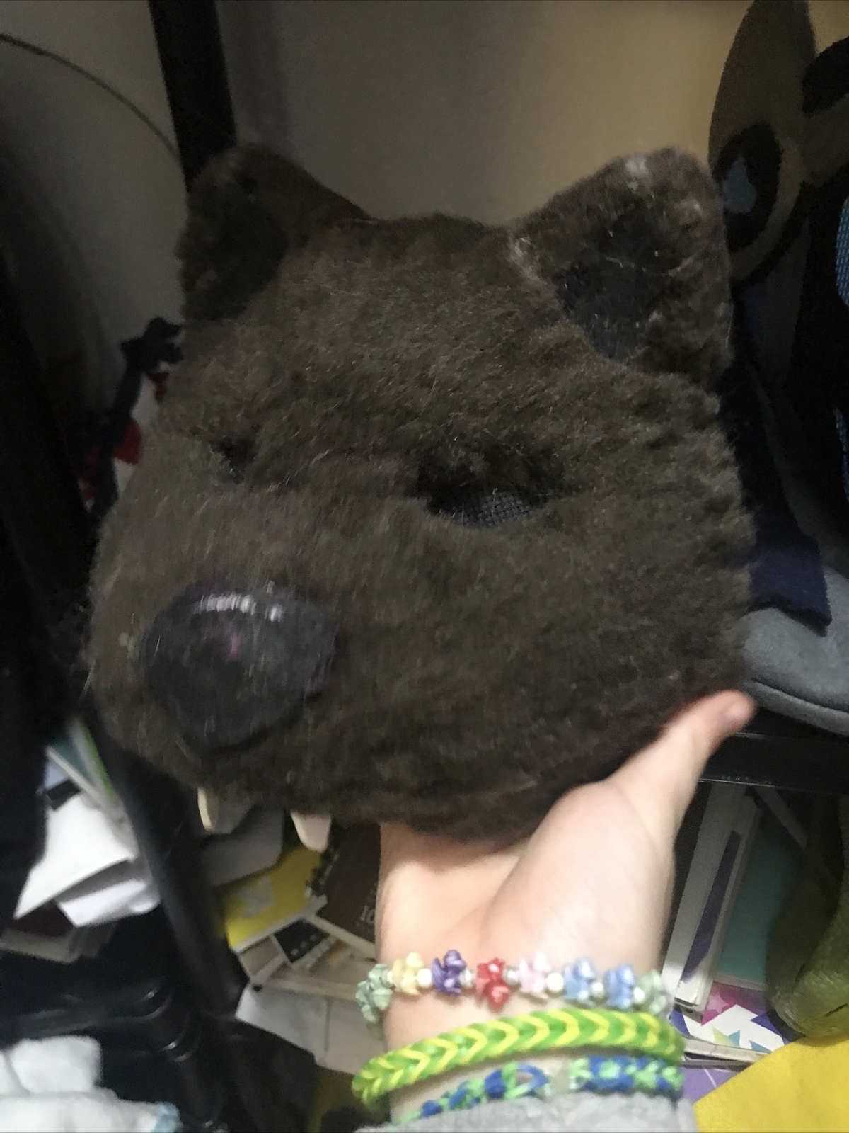 furry fursuit therian mask - Gem