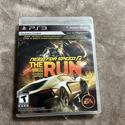 Need for Speed: The Run (Sony PlayStation 3, 2011) PS3 Limited Edition ...