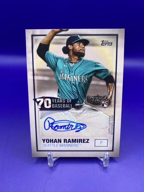 2021 Topps - 70 Years of Baseball Autographs #70YA-YR Yohan Ramirez (AU ...