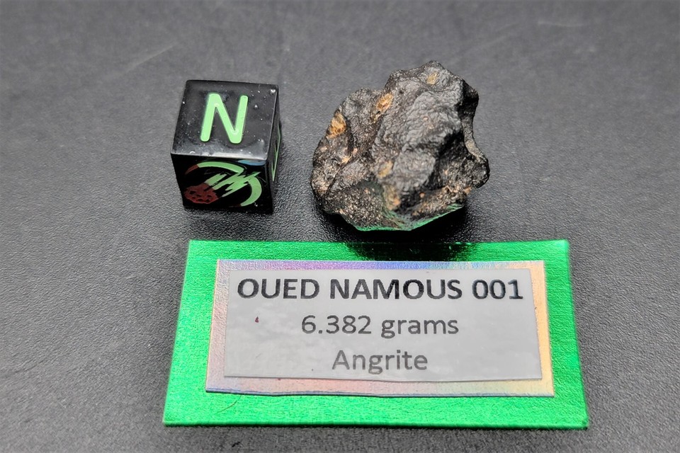 OUED NAMOUS 001 (6.382g) Angrite Meteorite, Individual Stone, Full of ...