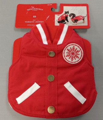 Pet Varsity Jacket - Wondershop Christmas Snowflake - Size XS (Up to 10 ...
