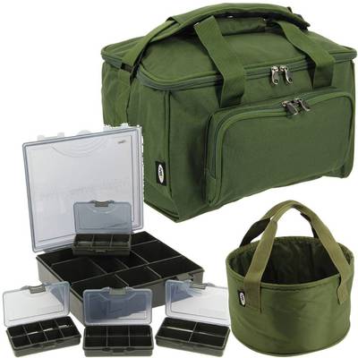 Quickfish Bag + Ground bait Bowl + NGT FISHING TACKLE BOX 4 BOXES ...