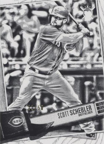 2019 Topps Big League - Artist Rendition #305 Scott Schebler /50 for ...