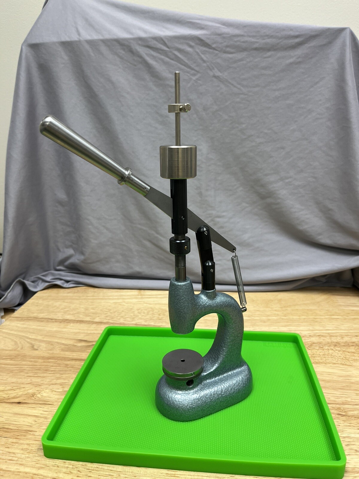 Horia staking tool with lever to rivet watchmaker lathe tools bergeon ...