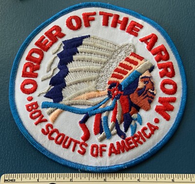 Vintage 1970s ORDER OF THE ARROW Boy Scout JACKET PATCH Chief WWW Lodge ...