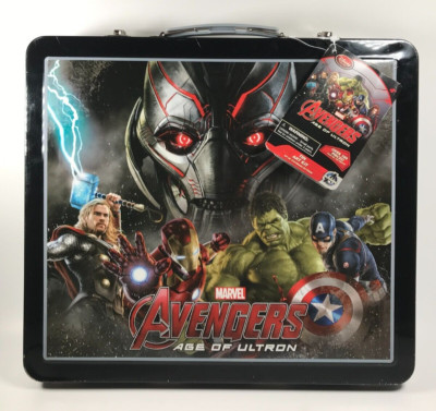 Marvel Avengers Age Of Ultron 140 Piece Deluxe Tin Art Kit Disney Store ...