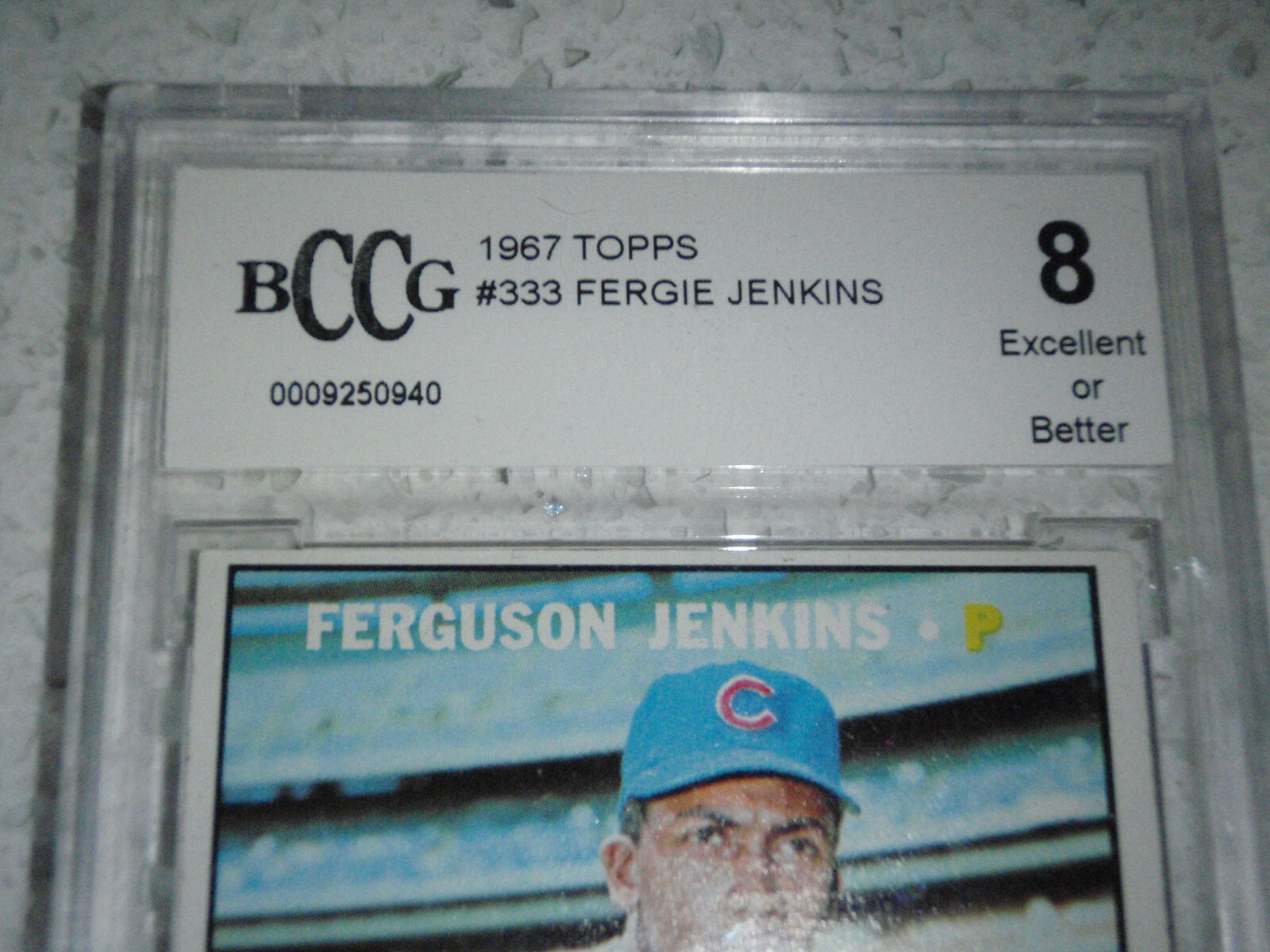 FERGIE JENKINS 1967 CUBS TOPPS CARD # 333 BECKETT 8 | eBay