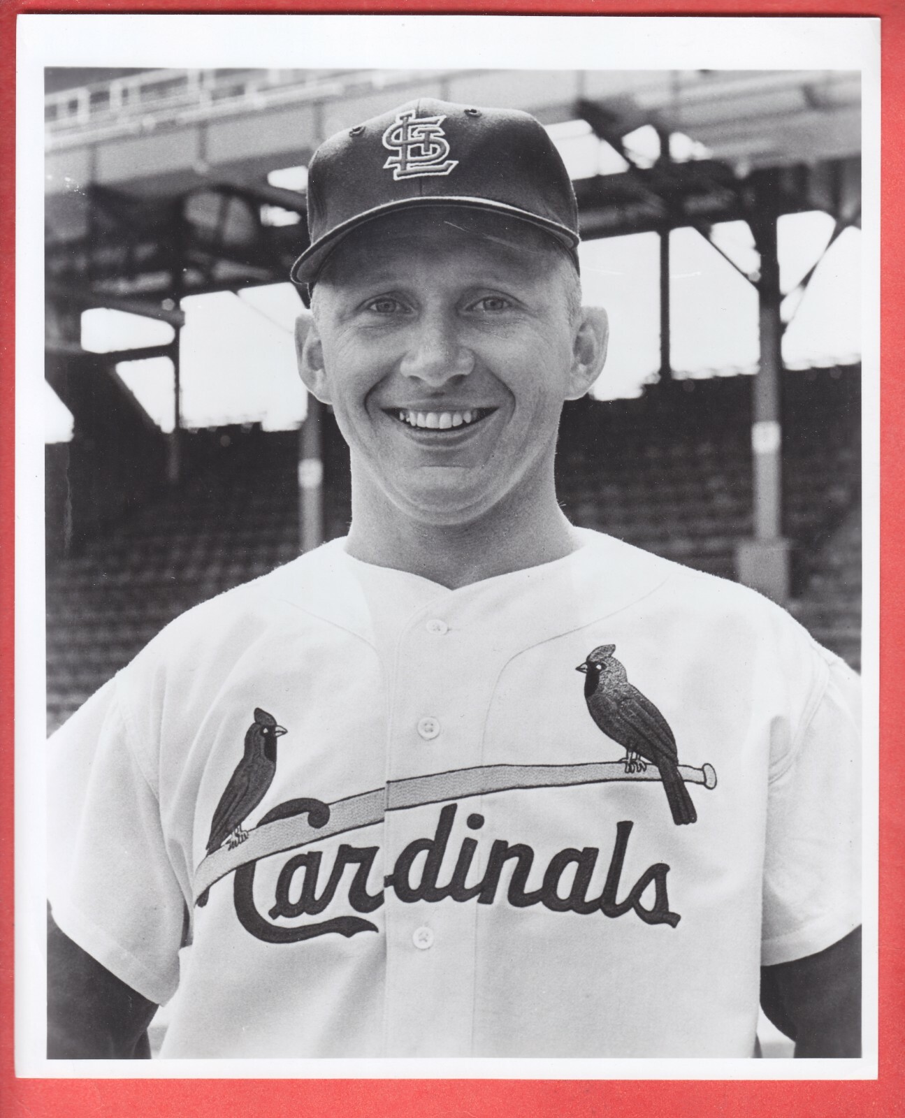 1958 CARDINALS TEAM ISSUE GLOSSY 8 X 10 TYPE 1 JOE CUNNINGHAM | eBay