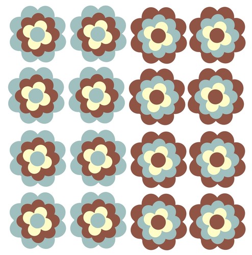 Blumen Aufkleber Pril blume Prilblumen Retroblume 16x 3cm Fahrrad ...