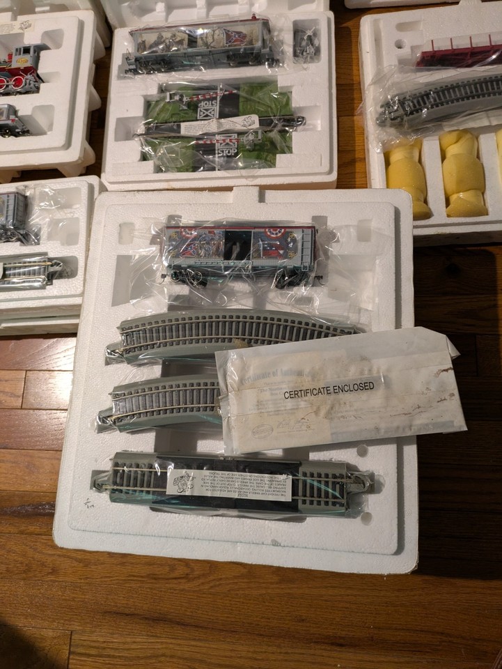 Bachmann hawthorne village civil war train set ho scale | eBay