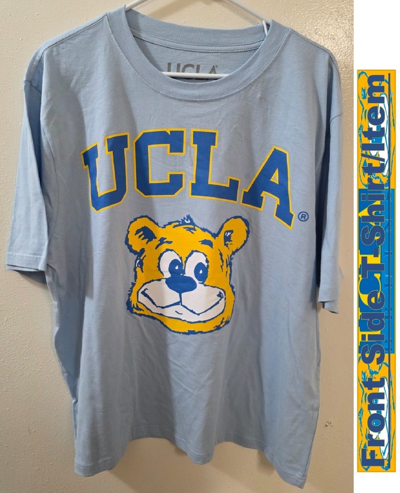 Retro 60s Logo Style UCLA Bruins Graphic Light Blue Shirt Size L/Lr NEW ...