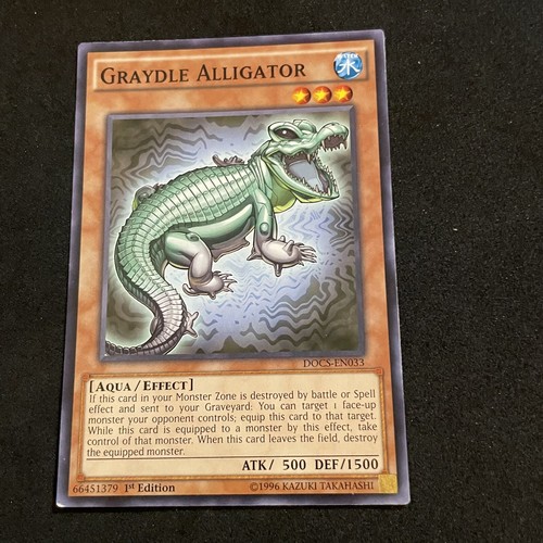 Graydle Alligator DOCS-EN033 Yu-Gi-Oh! Card Light Play Unlimited | eBay