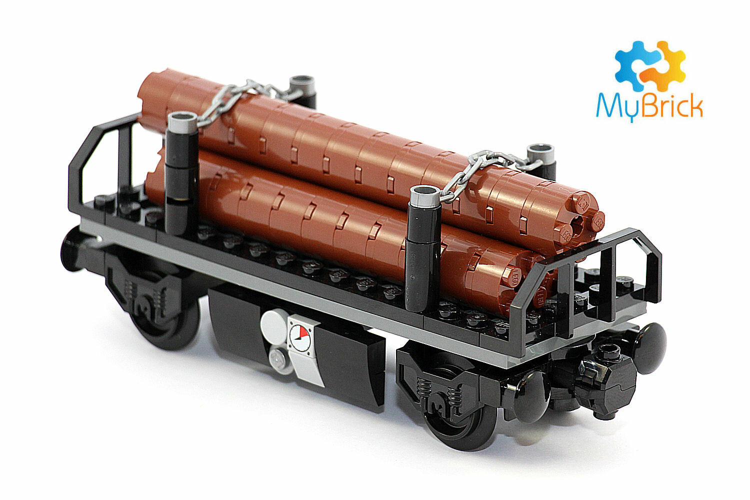Train Log Carriage Set 6x16 made from Genuine LegoⓇ pieces - Free ...