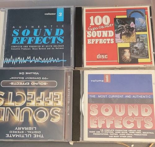 Sound Effects '466 Sounds. 4 Different Cds' You Get Them All | eBay