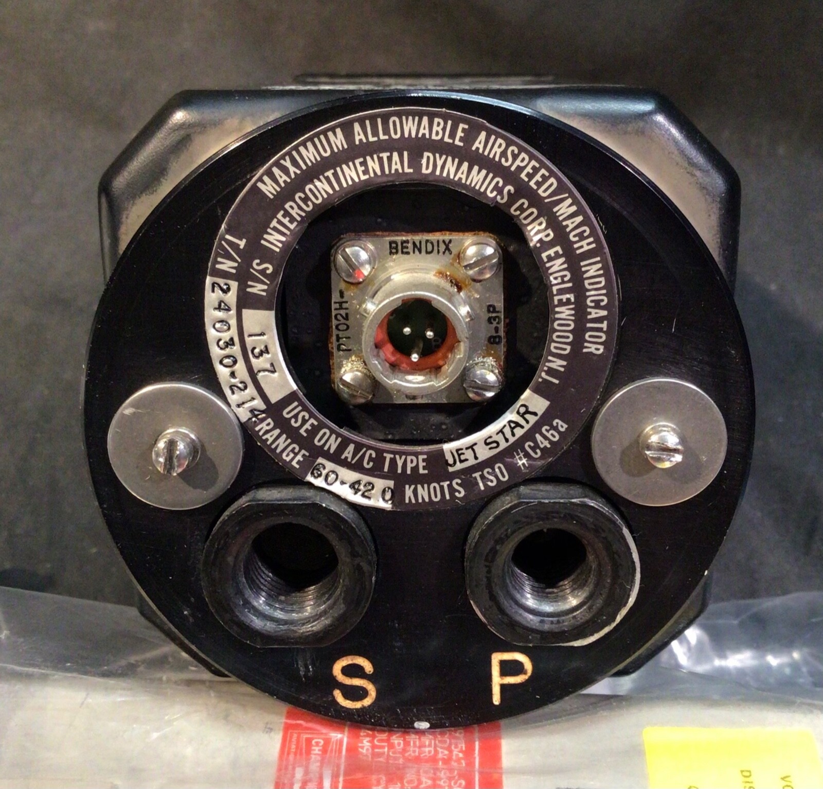 Intercontinental Dynamics Max Allowable Airspeed/Mach Indicator P/N ...
