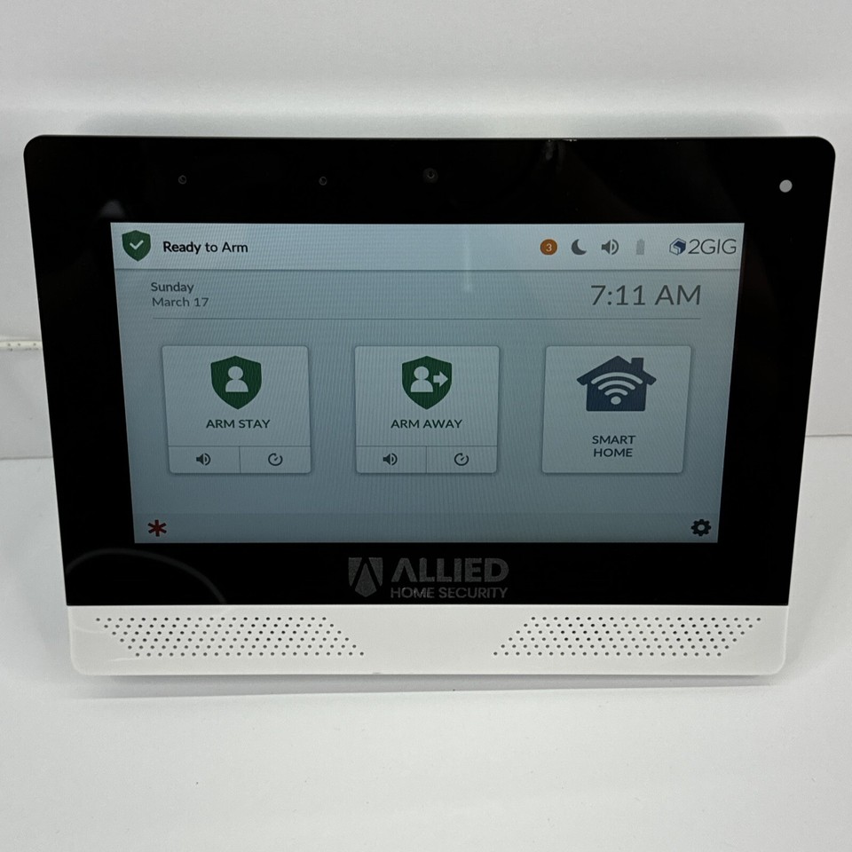 2GIG EDGE ALARM PANEL MAIN KEYPAD 2GIG-EDG-NA-VA | eBay