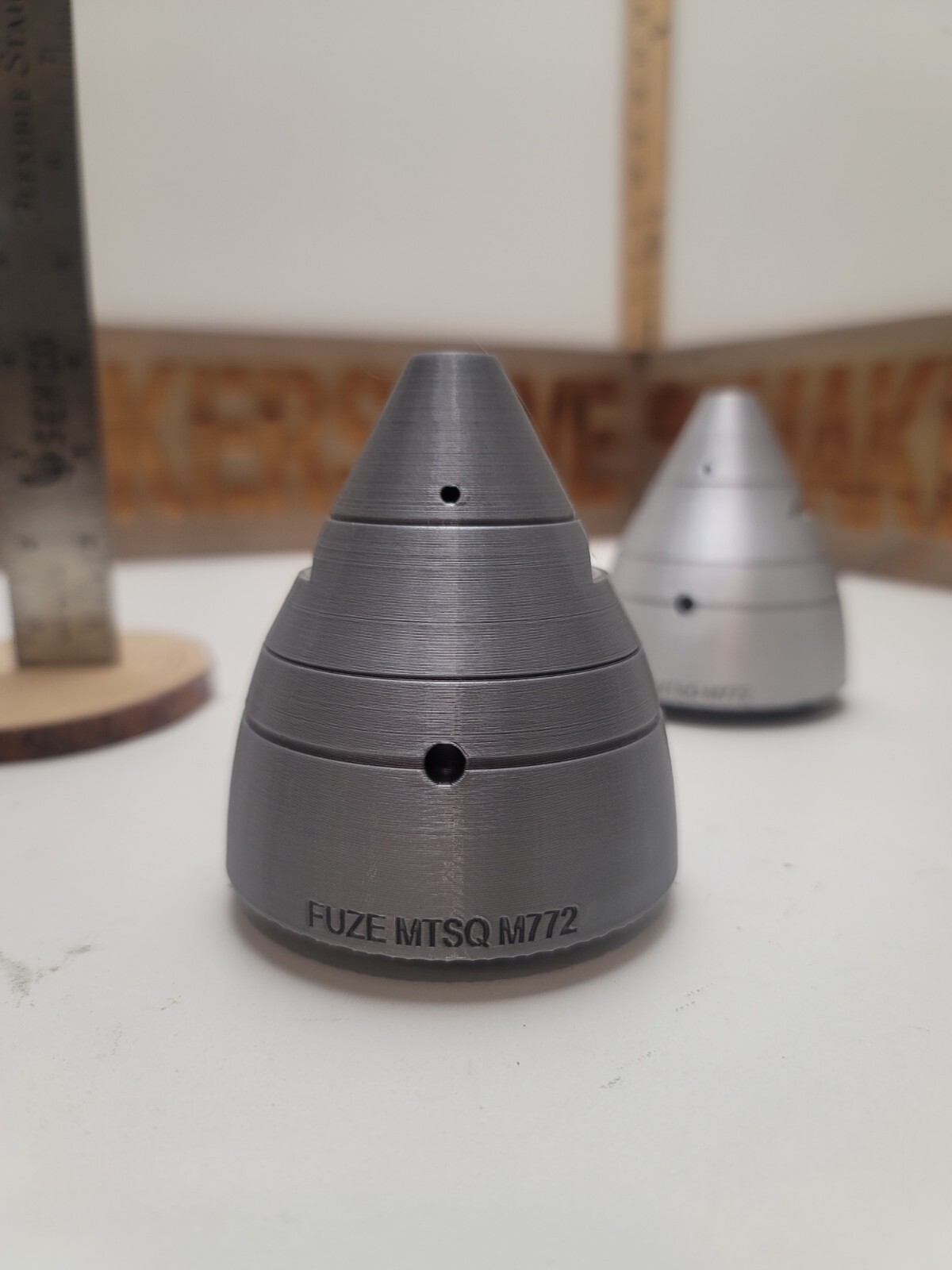 3D Printed M772 MTSQ Replica Fuze - 2.3 Inch Threads - FAKE - PLASTIC ...