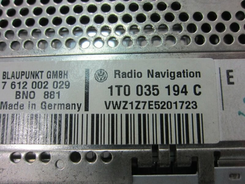 1T0035194C navigatore gps VOLKSWAGEN PASSAT BERLINA 3C2 2005 1502215 | eBay