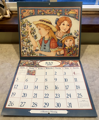 LANG 1998 WALL CALENDAR - SARAH JANE / LISA BLOWERS - USABLE AGAIN 2026 ...