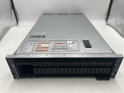 Dell PowerEdge R940 24 x 2.5” Server Chassis, 4x heatsinks, 2x PSU | eBay