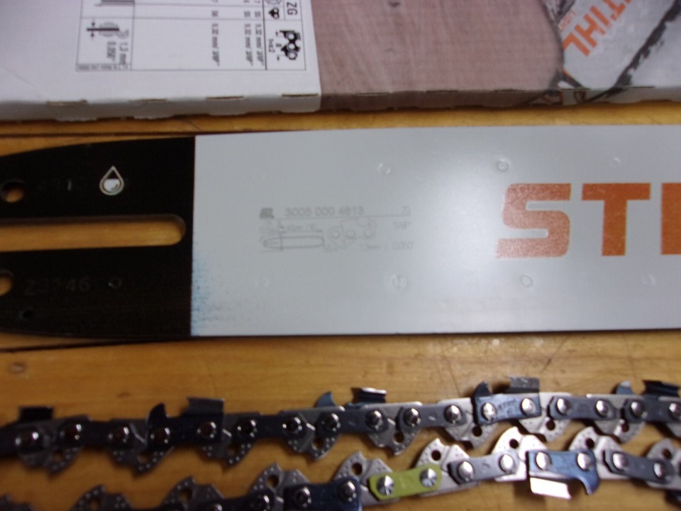 Stihl 16" Light 04 Guide Bar 3/8" .050" 55DL OEM 3005-000-4813 63PS-55 ...