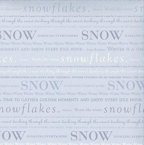 12x12 Scrapbook Papers - Snow Word Papers - 4pc Ea | eBay