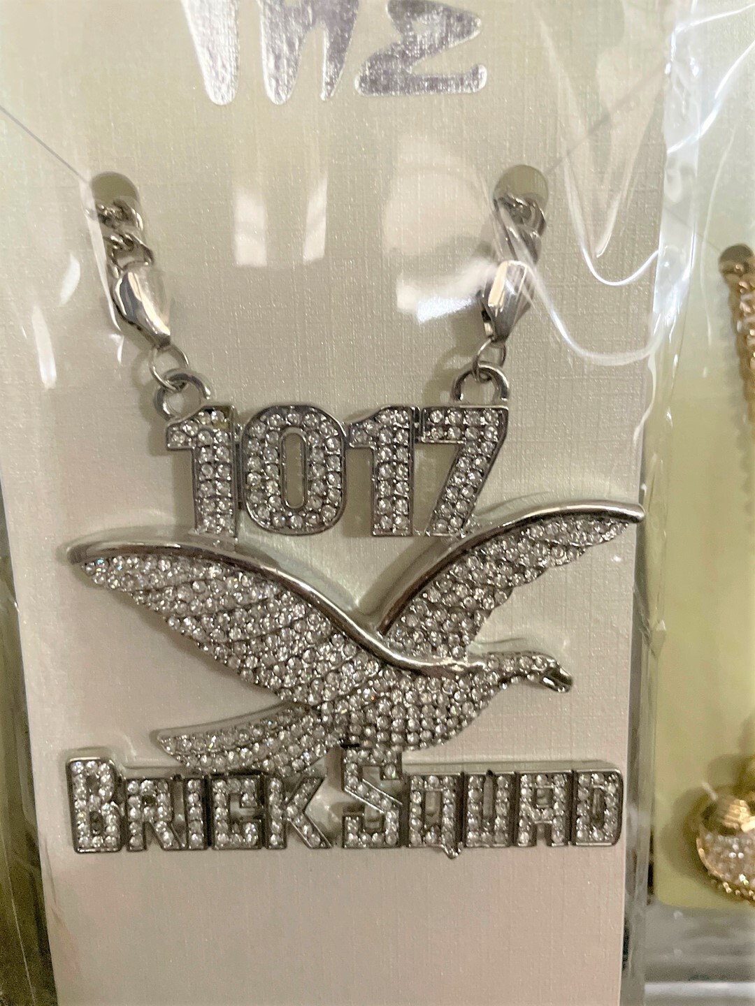 Brick Squad Gang Fly Bird Pendant Franco Chain Hip Hop Rap Necklace ...