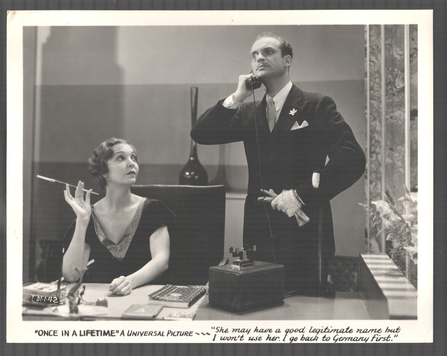 Once In A Lifetime 8"x10" Movie Still Gregory Gaye Zasu Pitts | eBay