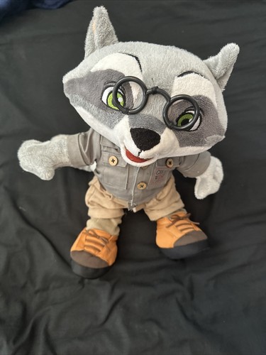 Fiesta Great Wolf Lodge Oliver Raccoon Fully Dressed 17" Stuffed Plush ...