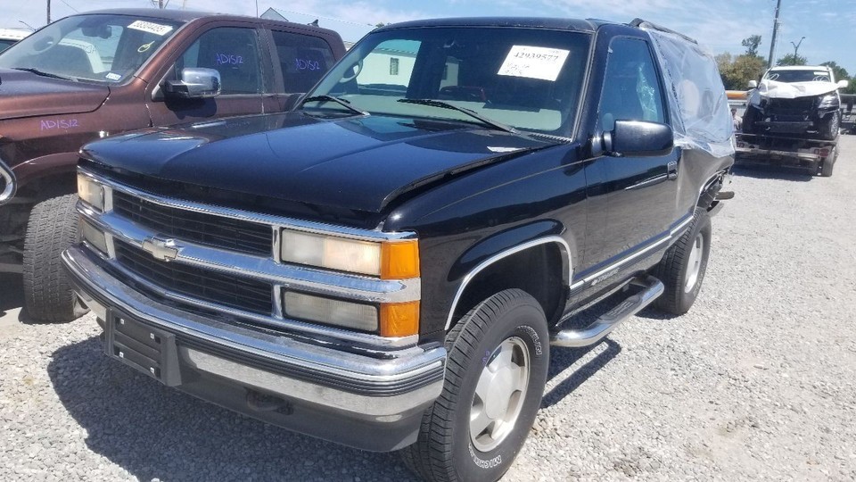 99 CHEVY TAHOE 2 DOOR 4X4 REAR AXLE WITH DIFFERENTIAL 3.73 RATIO GT4 ...