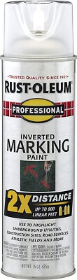 Rust-Oleum 266594 Professional 2X Distance Inverted Marking Paint, 15 ...