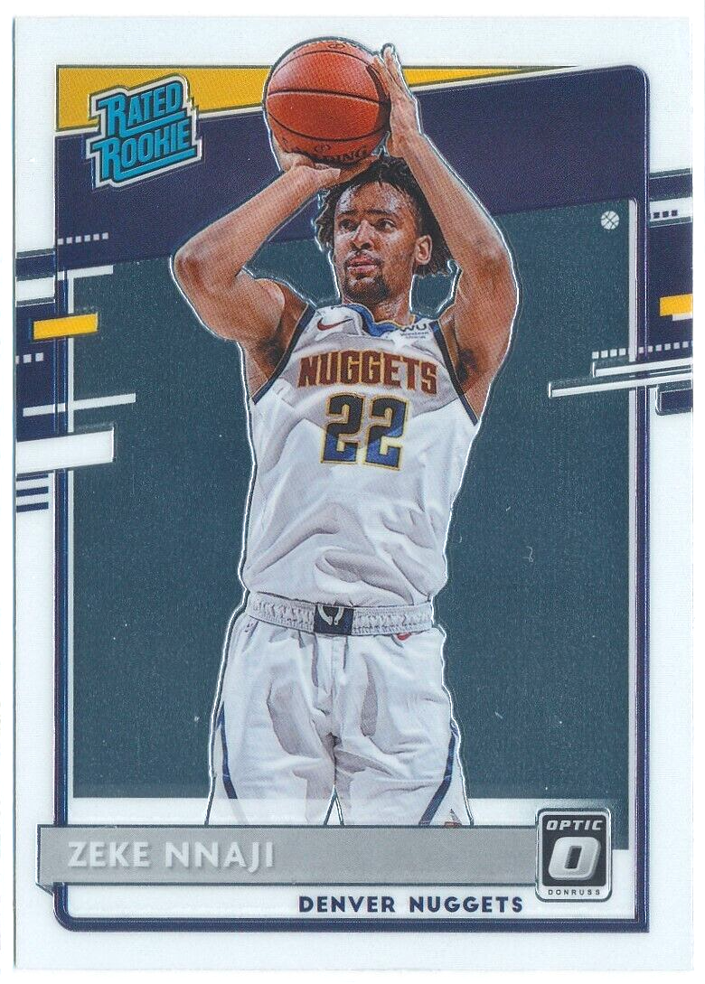 Zeke Nnaji - Denver Nuggets - RC - 2021 Panini Donruss Optic Basketball ...