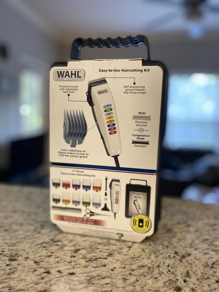 WAHL Color Code Complete 17 Piece Haircutting Kit Home Clippers FAST ...