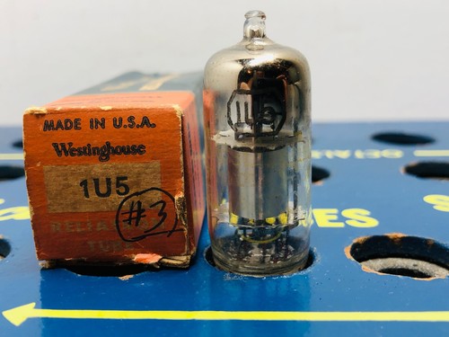 Westinghouse 1U5 DAF92 NOS NIB Life Test Excellent Tested Emission 100% ...