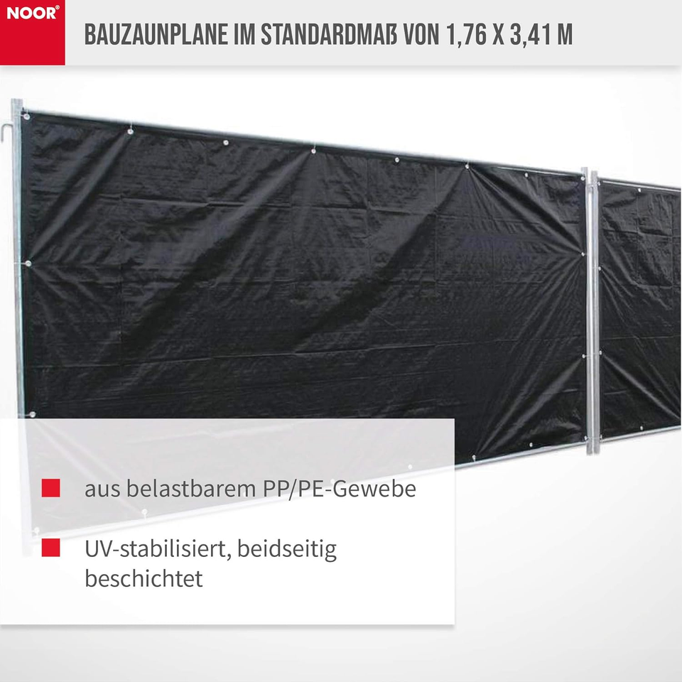 Privacy Shield Incatramata, 1,76 X 3,41 M, Colore: Nero, PP/PE | eBay