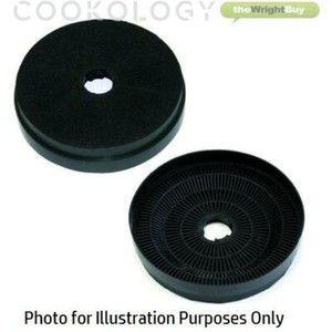 Cookology Pair of Carbon Charcoal Filters STANDFILT200 for CMH605 ...