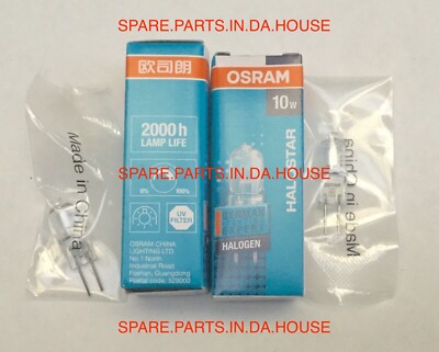 2 x 10W Fisher & Paykel ActiveSmart Fridge Halogen Lamp Light Bulb ...