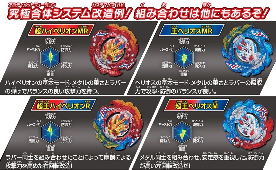 TAKARA TOMY BEYBLADE BURST BU B-203 ULTIMATE COMBINED DX SET | eBay