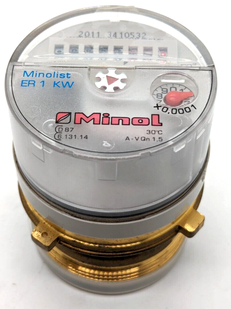 Minol ER 1KW Minolist mit Option für Kaltwasser unterputzzähler 106917 ...