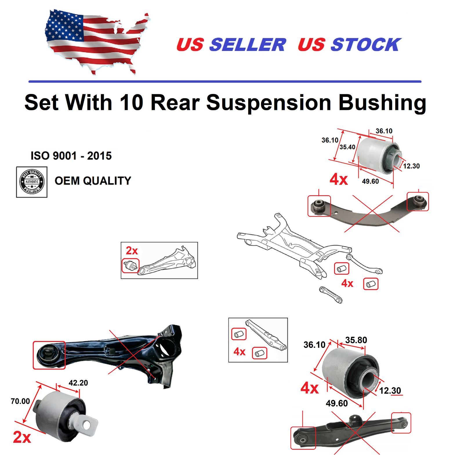 Rear Control Lateral Trans Arm Bushing For Jeep Compass Patriot 2007 ...