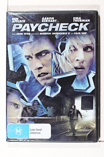Paycheck (DVD, 2003) - Ben Affleck, Aaron Eckhart, Uma Thurman - New ...