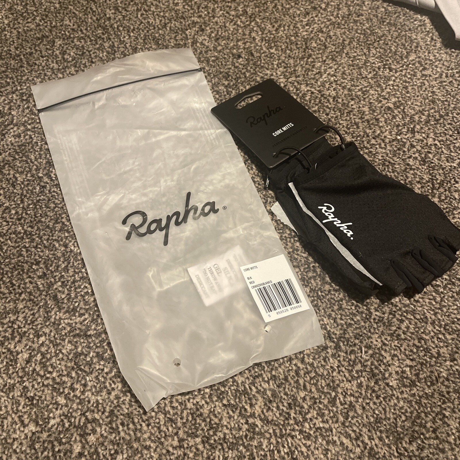 Rapha Core Mitts Gloves Black Size Medium for sale online | eBay