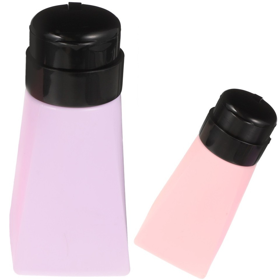 3pcs Nail Polish Remover Bottle Portable Pump Bottle Dispensers Empty ...