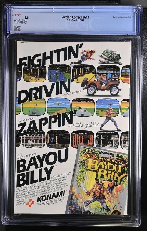 Action Comics 643 - Superman 1 Cover Homage 1989 - CGC Graded 9.6 | eBay