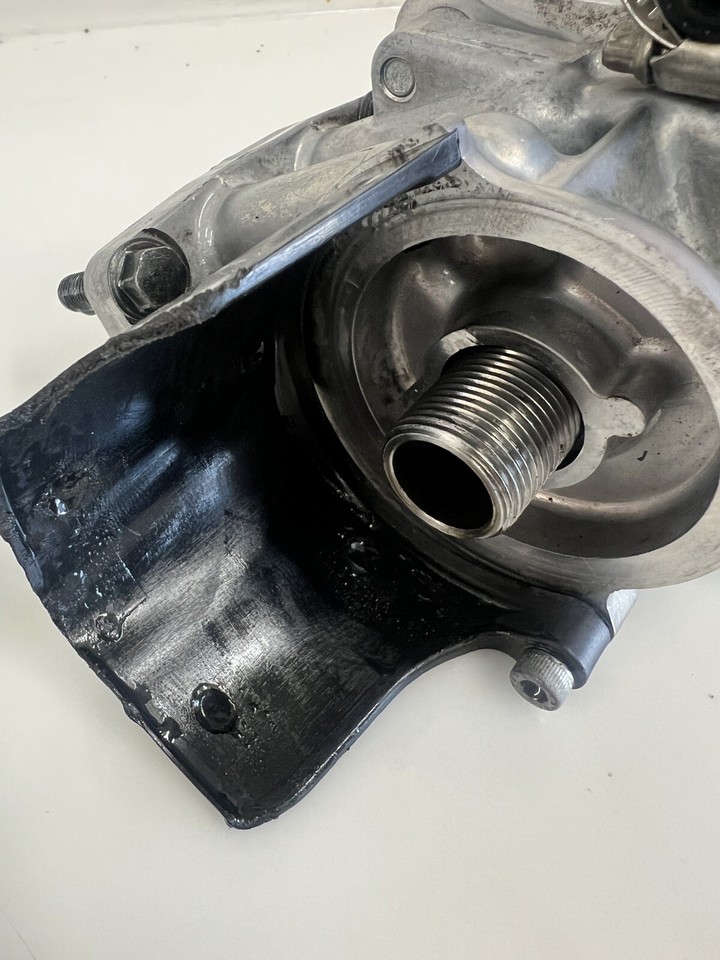 2015 13-18 NINJA ZX6R ZX636 OEM ENGINE MOTOR OIL COOLER FILTER HOUSING ...